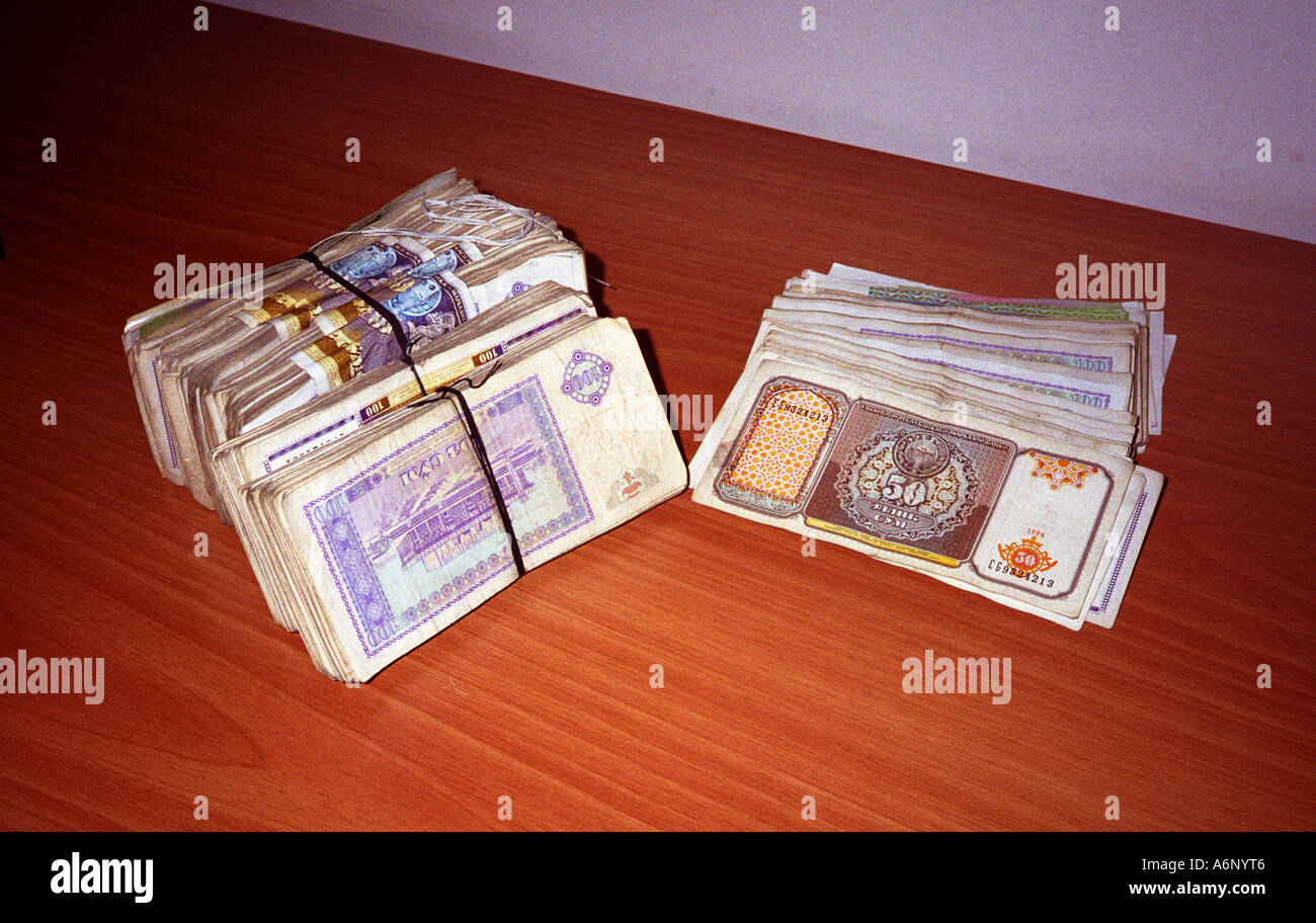Central asia currency hi-res stock photography and images - Alamy