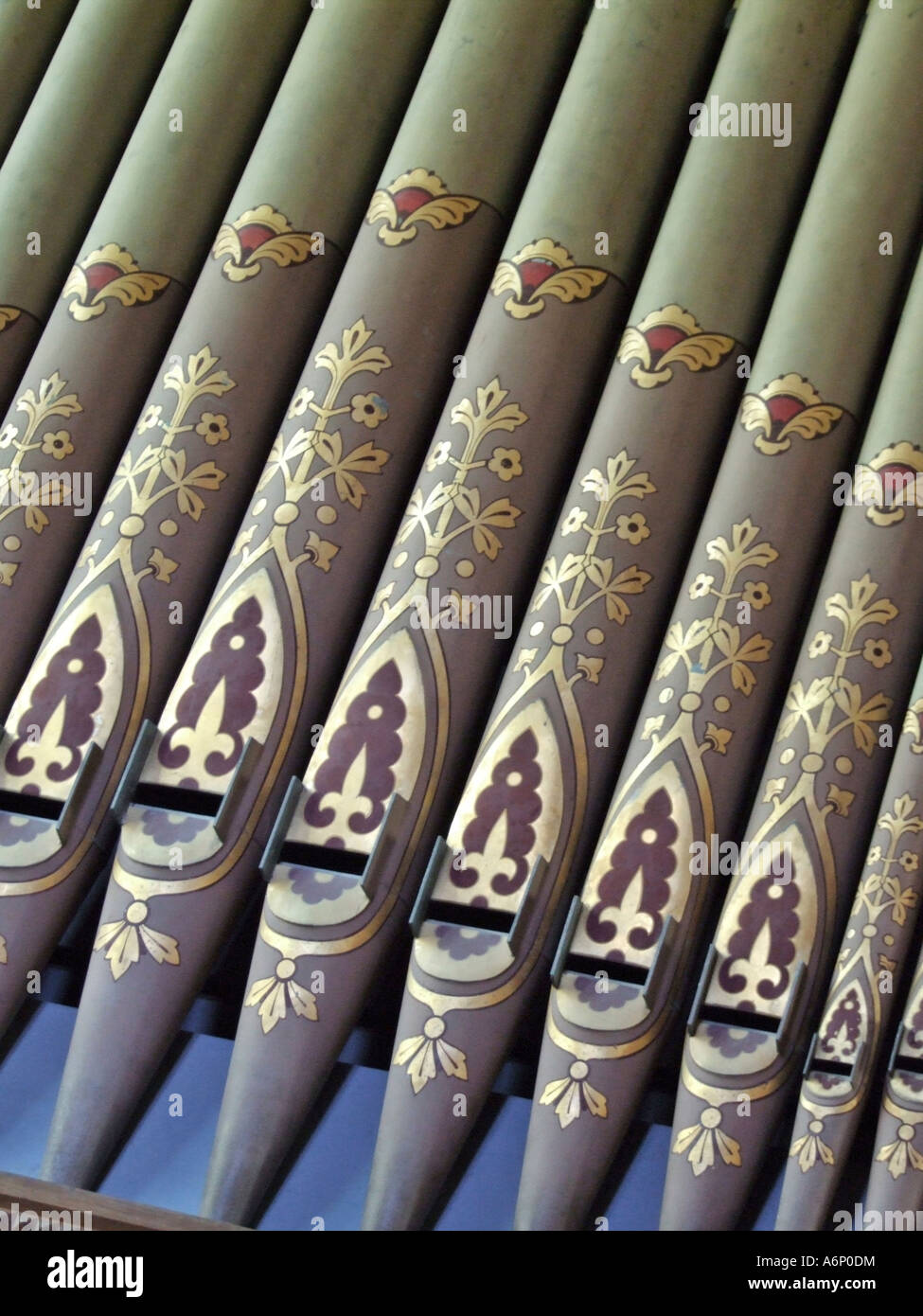 Church Organ Pipes Stock Photo - Alamy