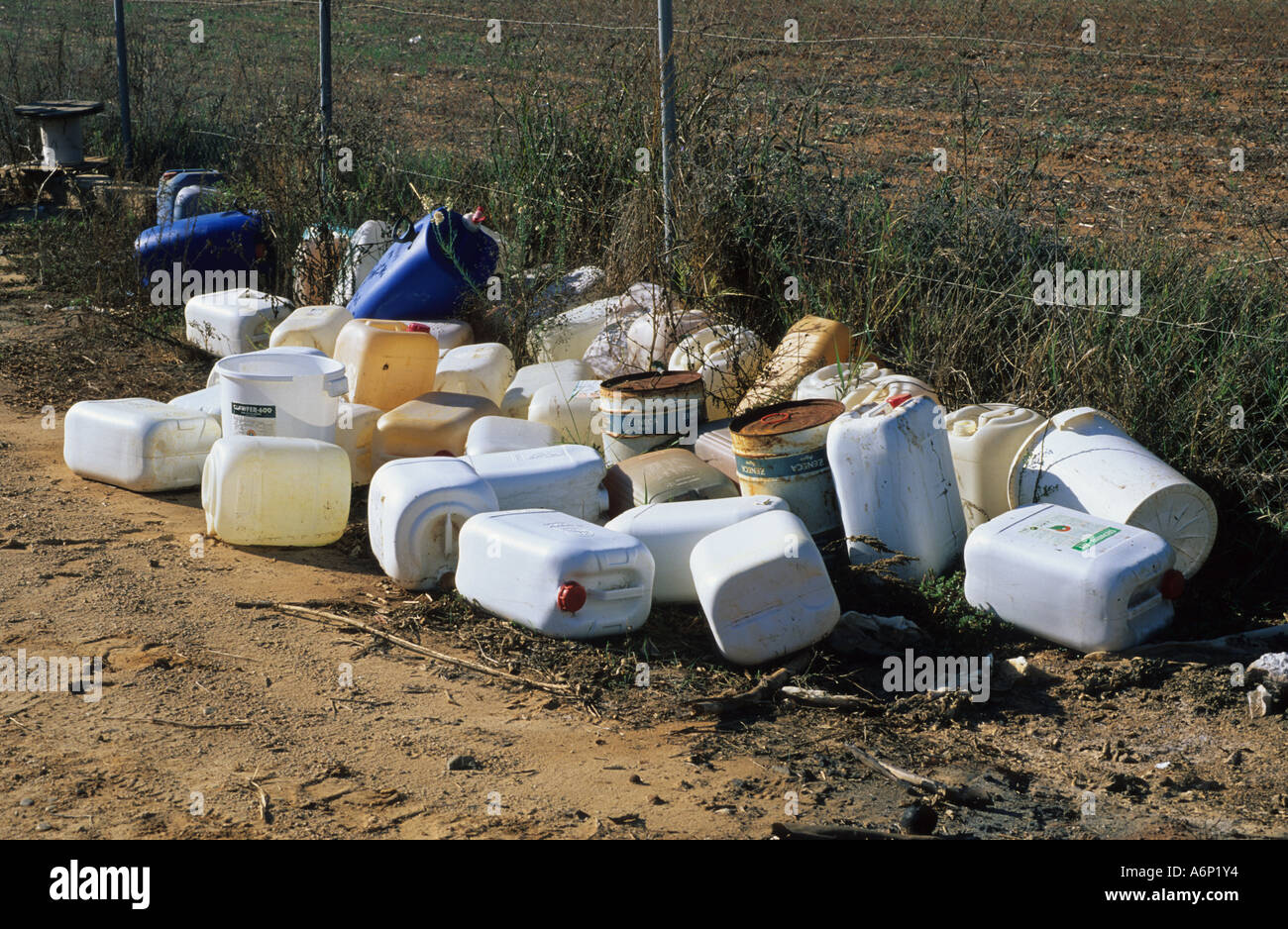 Dumped pesticide cans hi-res stock photography and images - Alamy