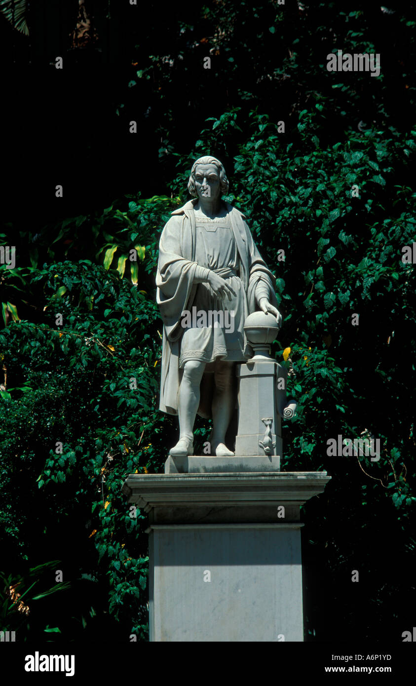 Statue of Christopher Columbus Havana Cuba Caribbean Stock Photo - Alamy
