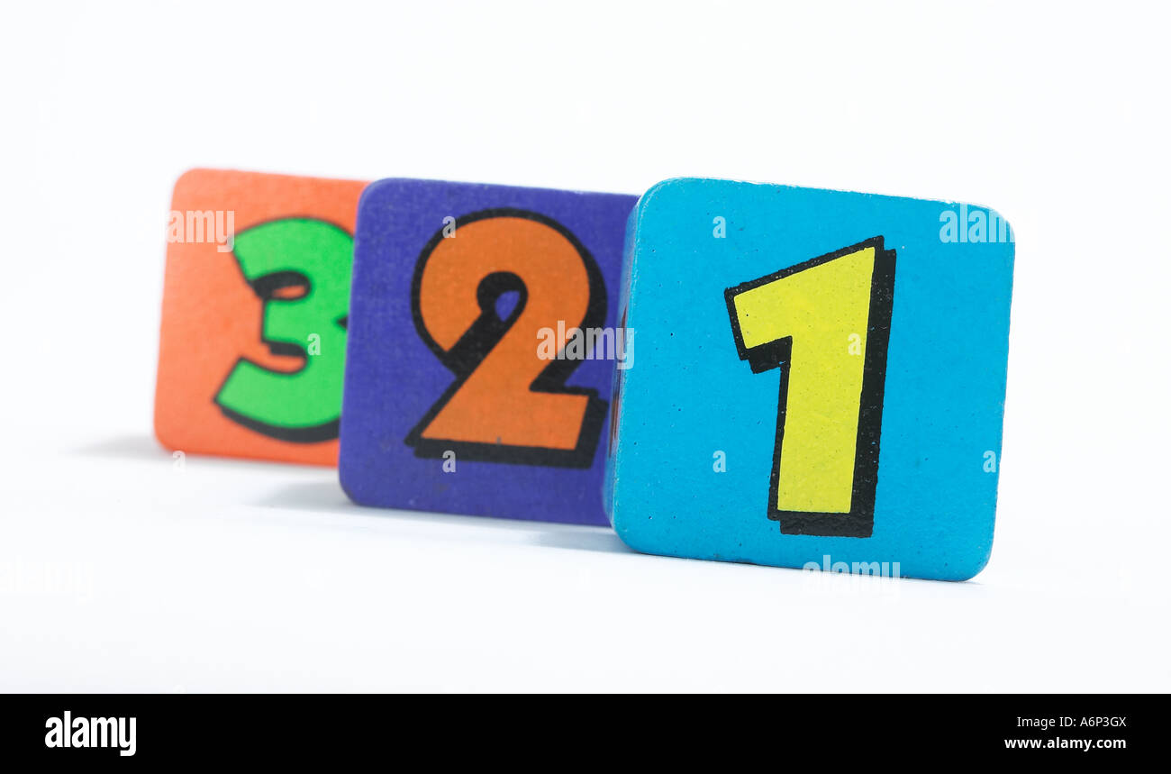 3 2 1 countdown Cut Out Stock Images & Pictures - Alamy