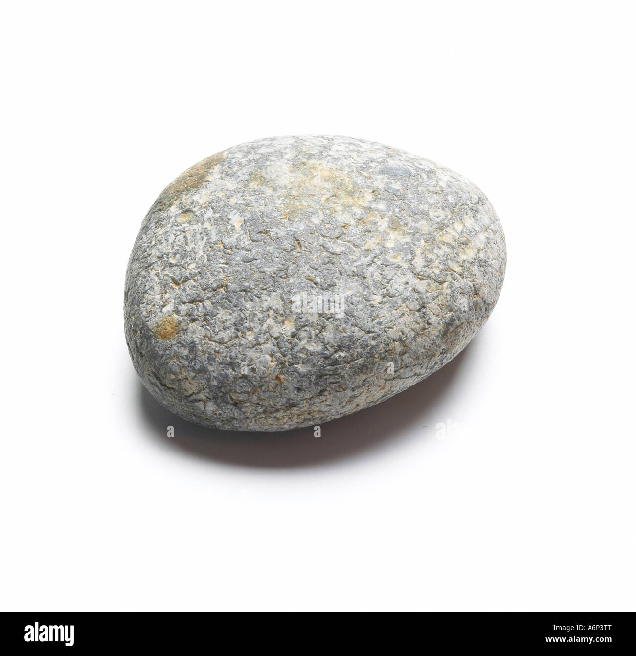 Rock one single alone grey lichen Cut Out Stock Images & Pictures - Alamy