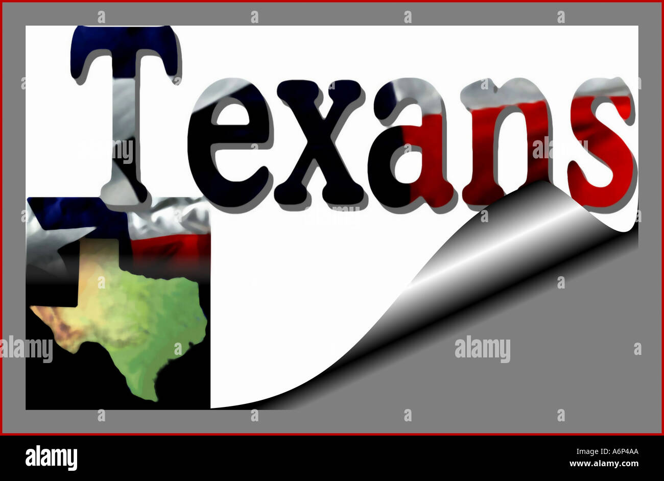 Texas Symbols Icons Stock Photo - Alamy