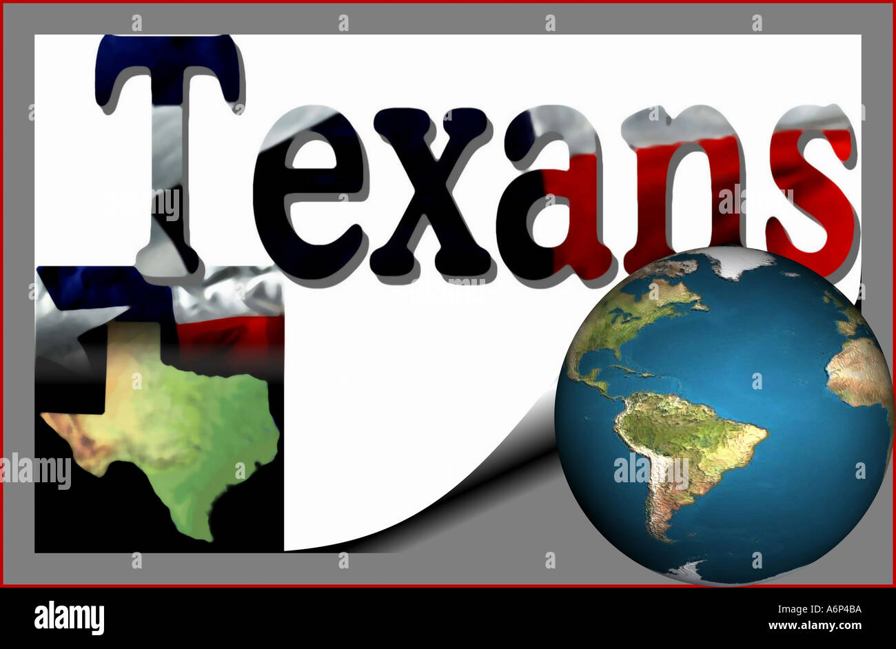 Texas Symbols Icons Stock Photo - Alamy