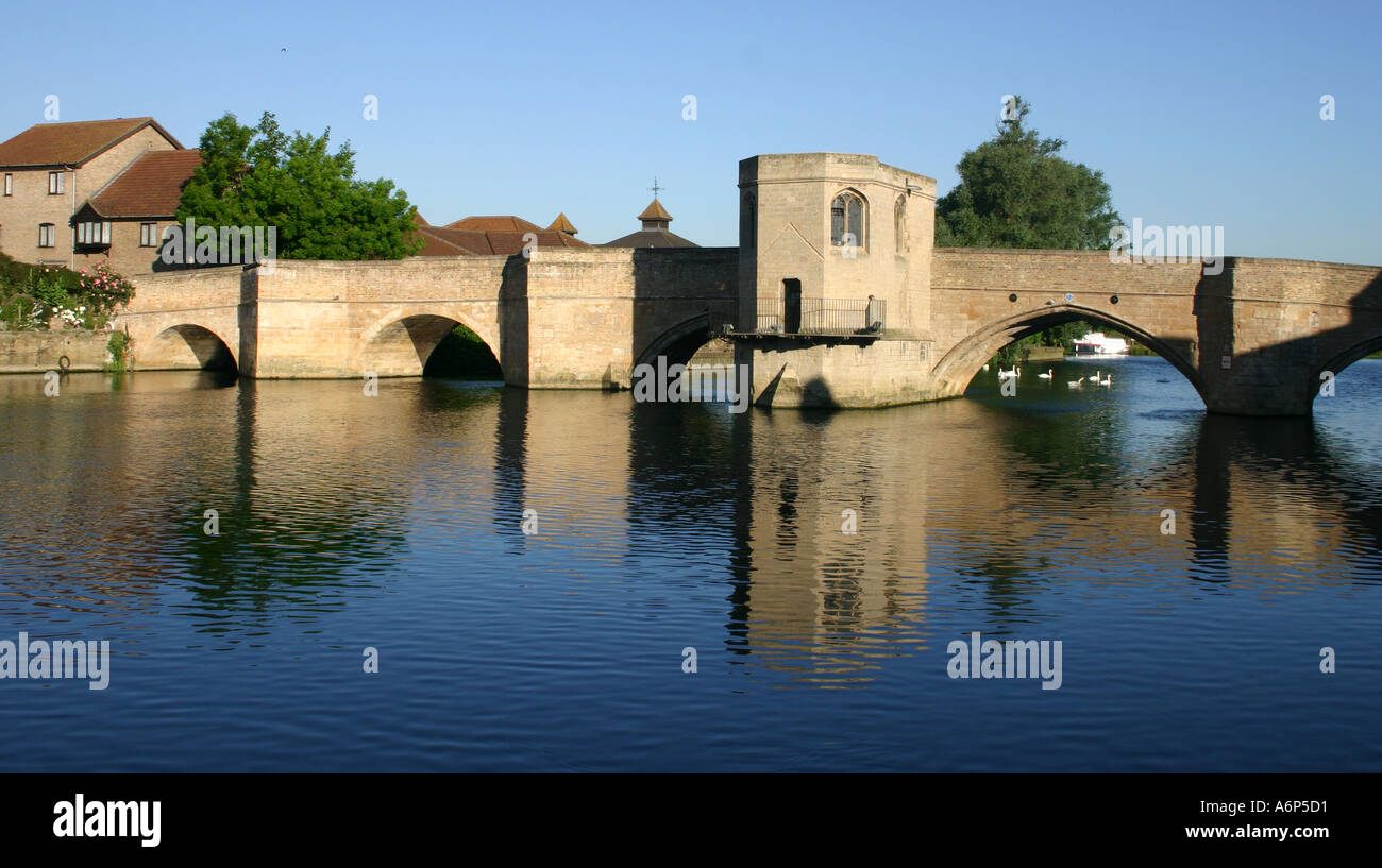 Medieval Bridge Chapel at St Ives Cambridgeshire Stock Photo - Alamy