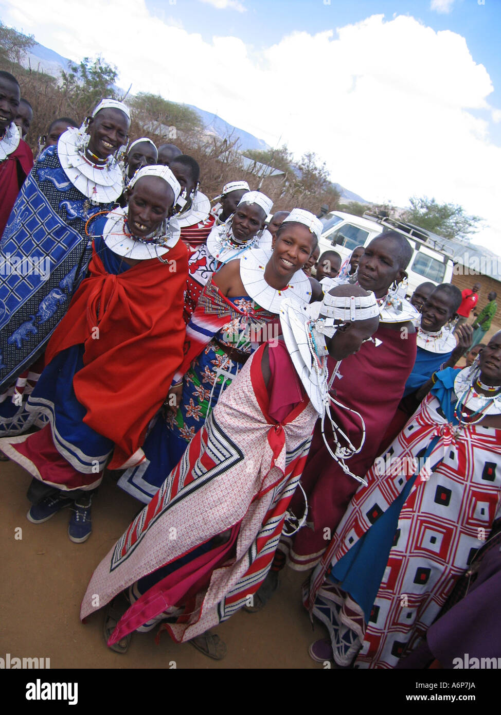 Maasai ladies dance in Malambo, Tanzania Stock Photo - Alamy