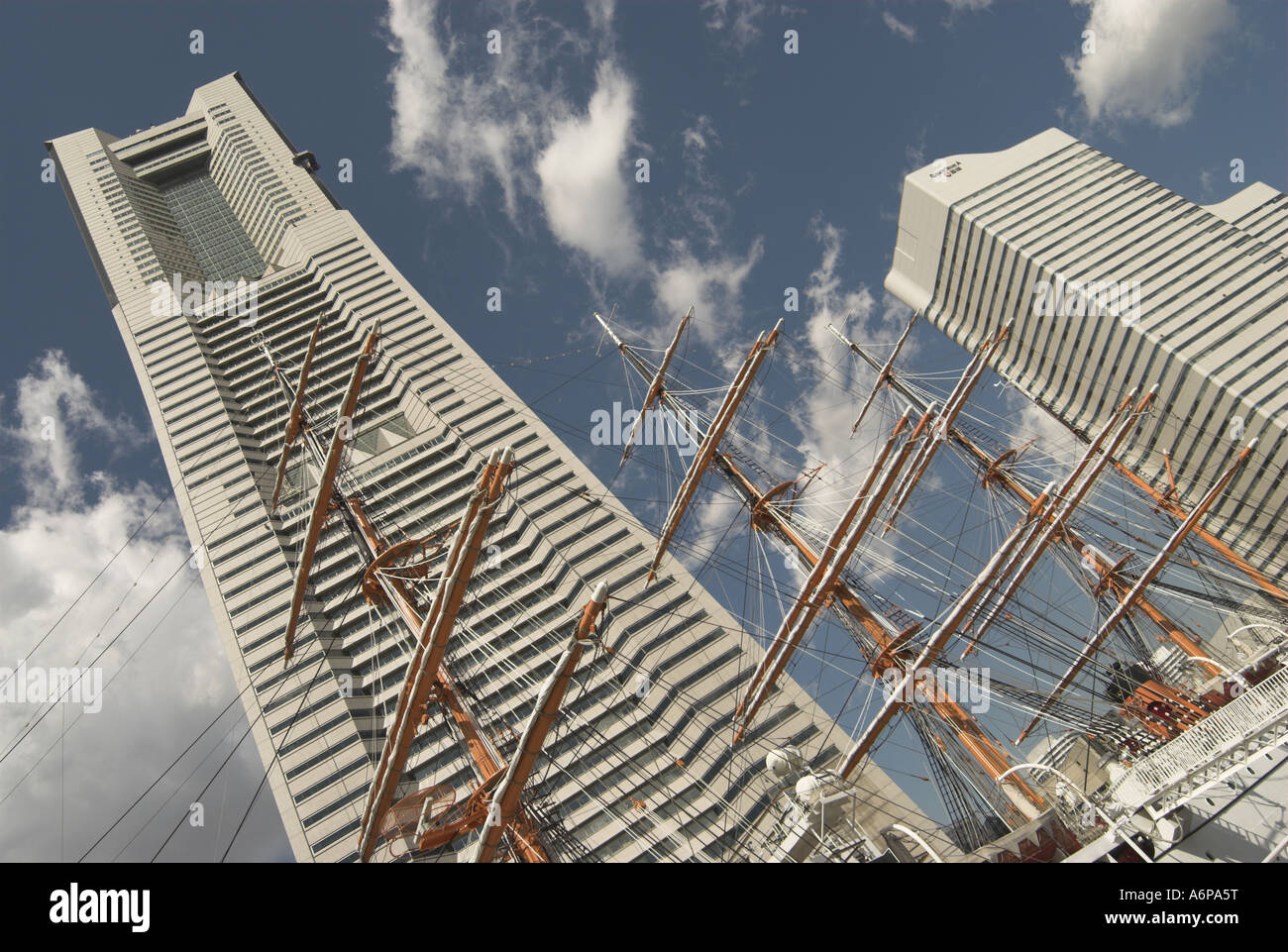 Landmark Tower Japan's tallest building docklands and the Nippon Maru ...