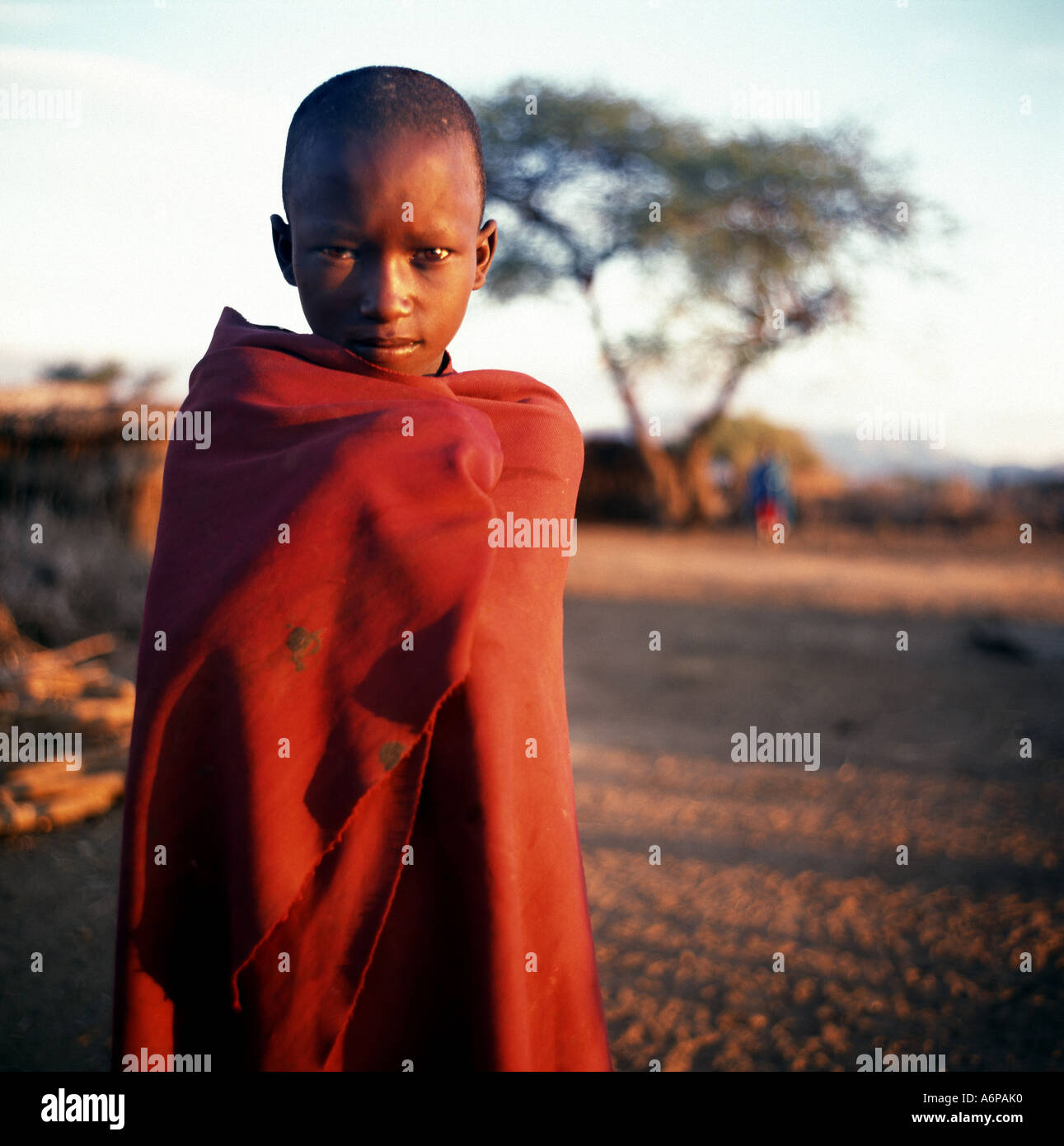 Maasai compound hi-res stock photography and images - Alamy