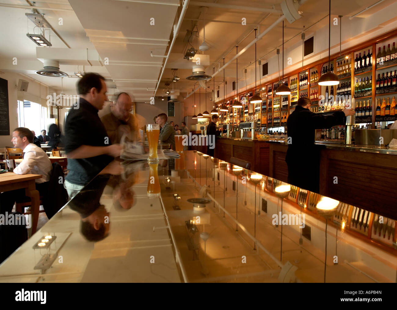 People being served in a bar Stock Photo - Alamy
