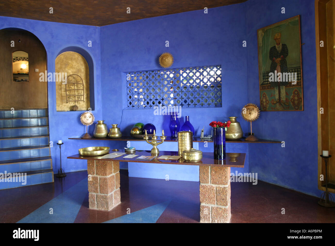 Spectacular reception area in the designer Nilaya Hermitage boutique ...