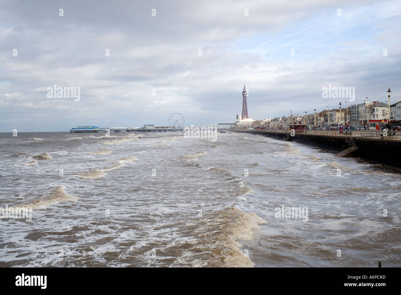 The front and Tower at Blackpool,Lancashire,England Stock Photo - Alamy