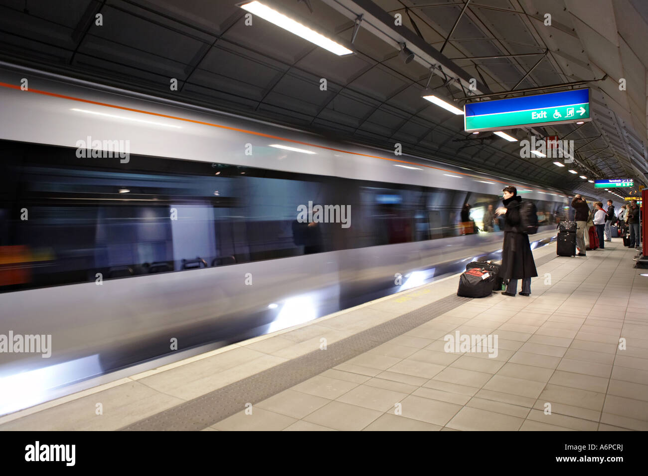 Heathrow Airport Express train service to Paddington London UK Stock ...