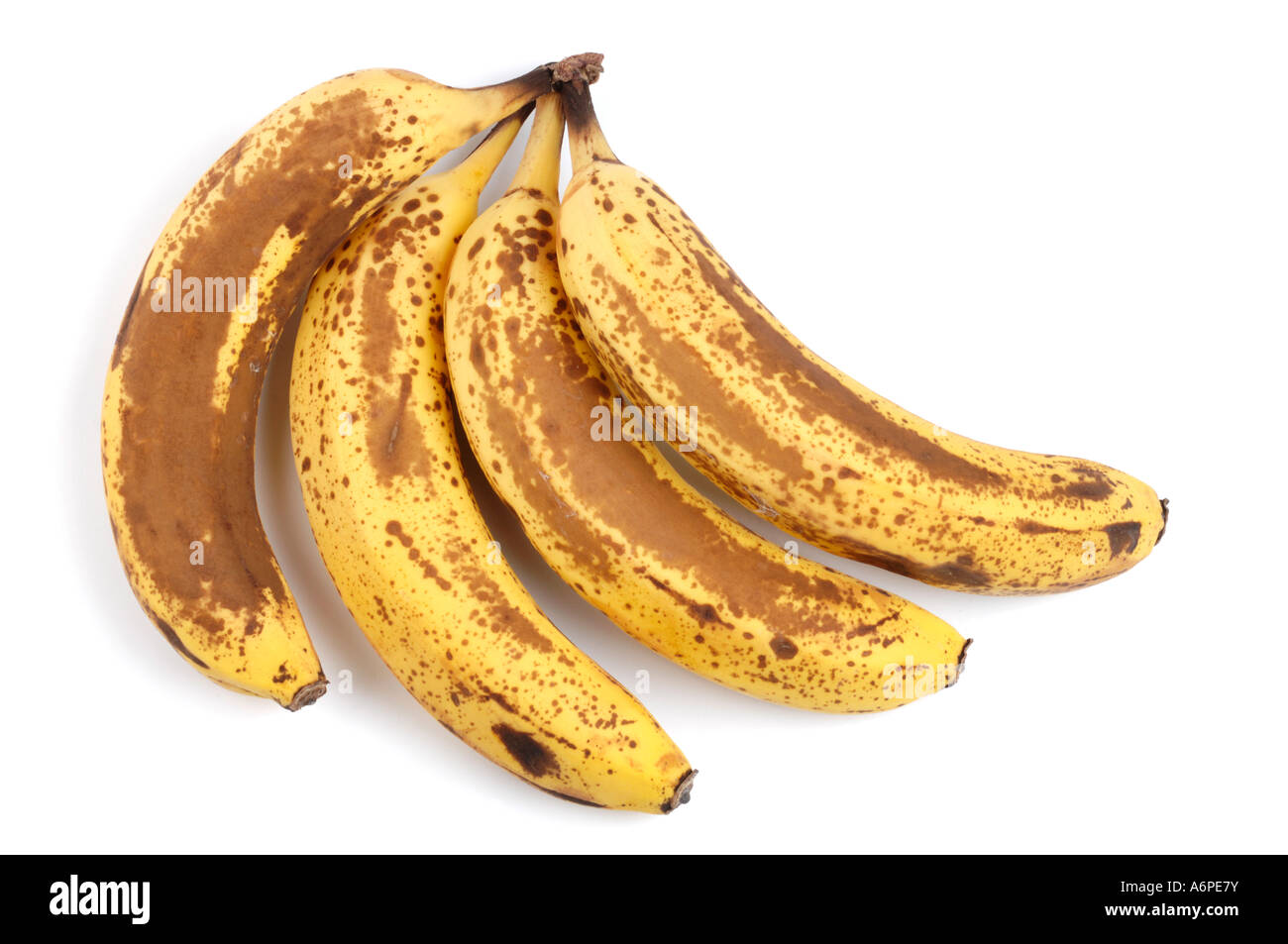 Four very ripe bananas Stock Photo - Alamy