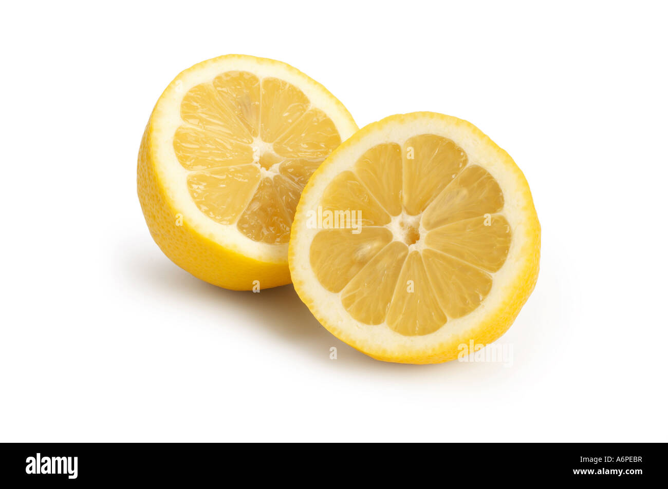 Lemon halved hi-res stock photography and images - Alamy