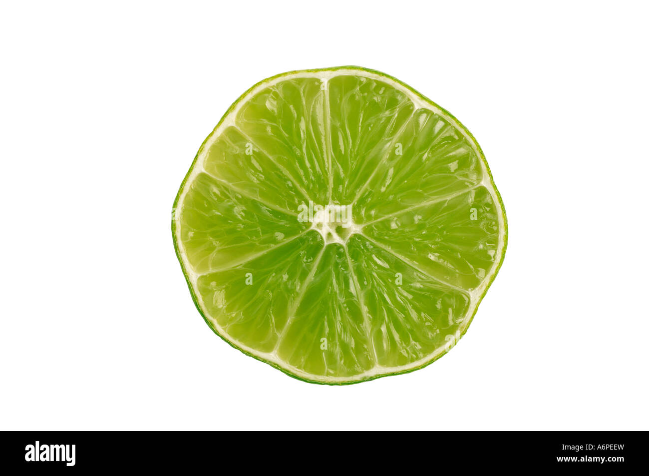 lime cut in half Stock Photo - Alamy