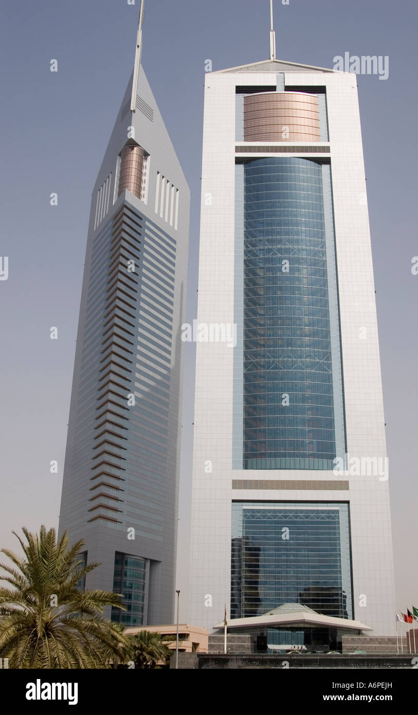 Emirates Towers Dubai UAE Stock Photo - Alamy
