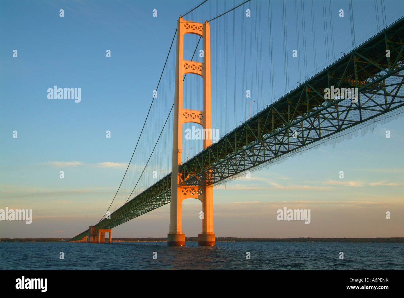 Bridge lower upper peninsula michigan hi-res stock photography and ...