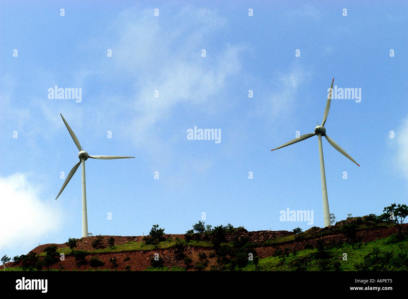 ASB77461 Windmill farms at Chitradurg 250 Kms from Bangalore Karnataka ...