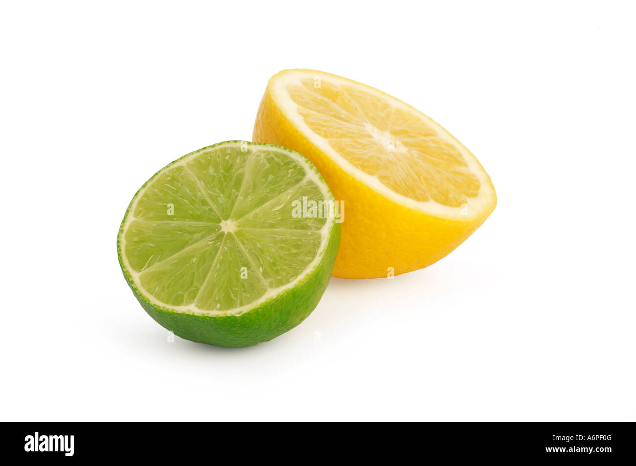 Halved fresh lemon halves two hi-res stock photography and images - Alamy