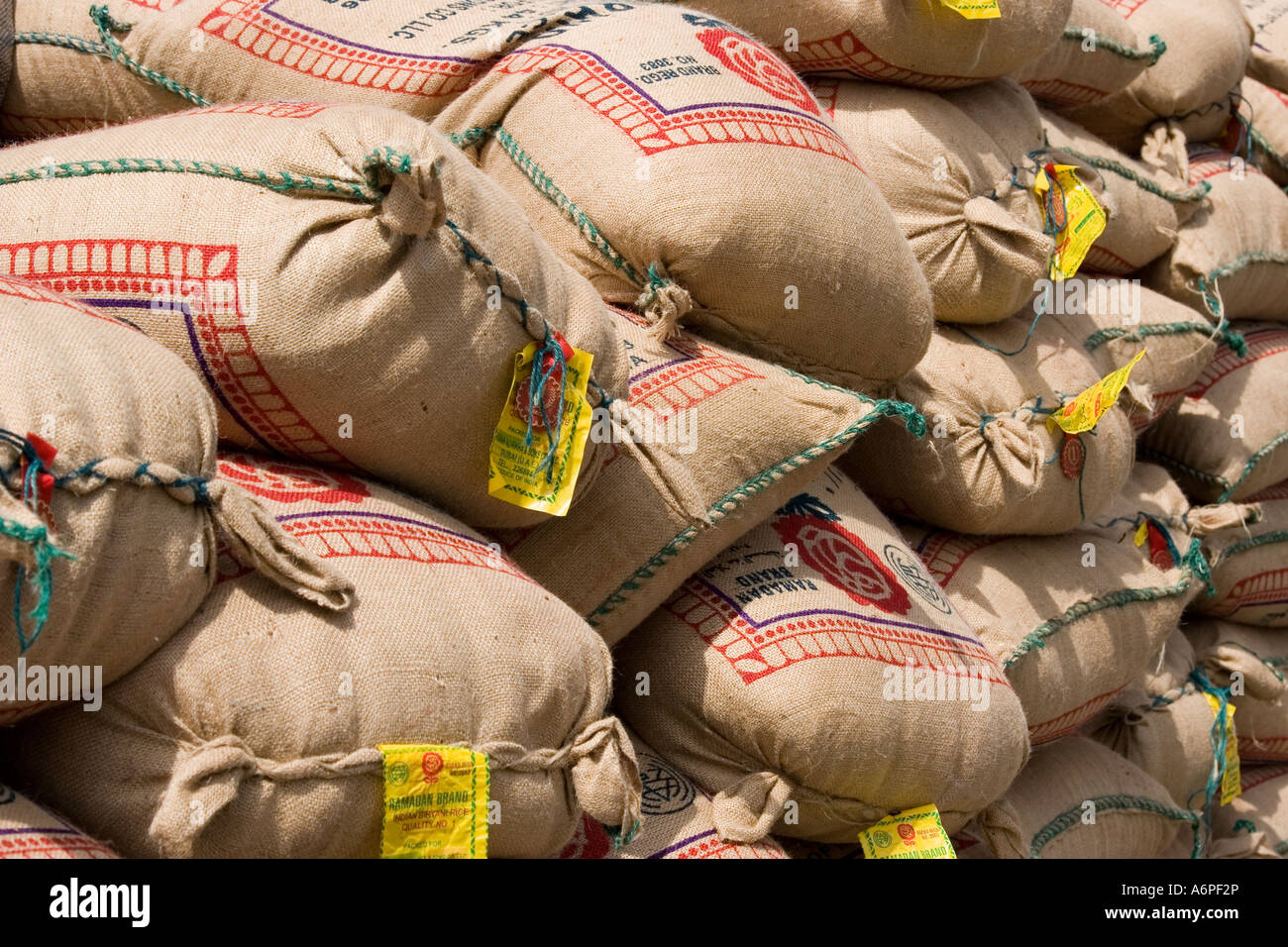 Sacks of rice hi-res stock photography and images - Alamy
