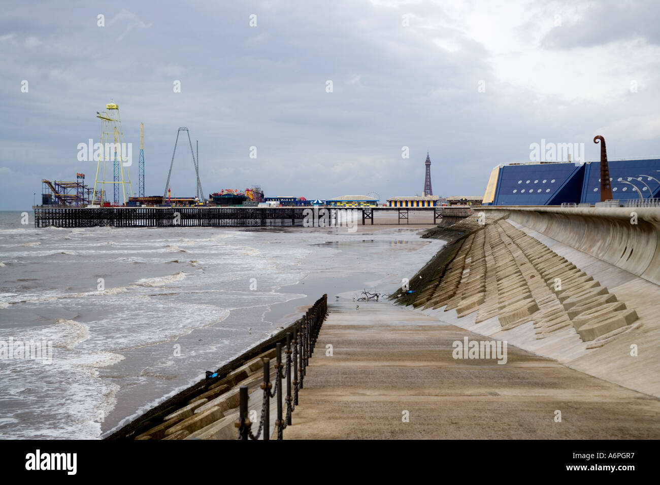 The tower and south pier,Blackpool,Lancashire,England Stock Photo - Alamy