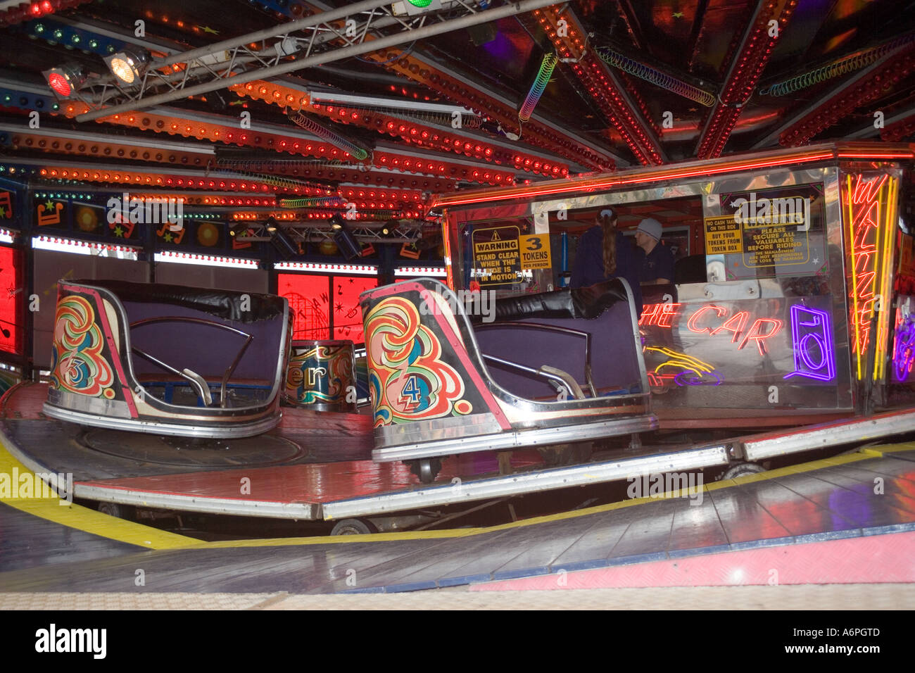 Fun fair on south pier, Blackpool,Lancashire,England Stock Photo - Alamy