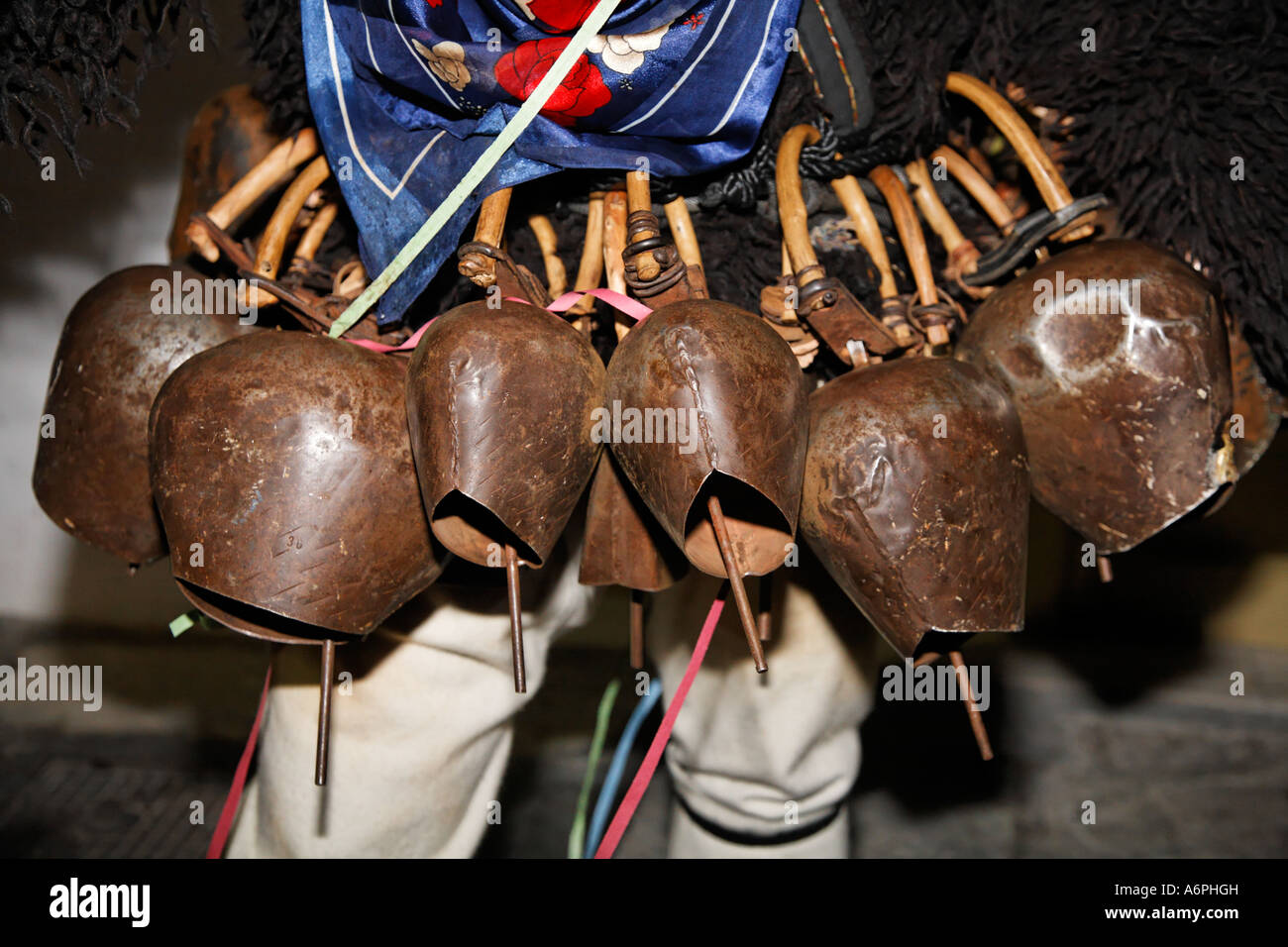 Goat Bells On A Goatman At the Skyrian Goat Festival Skyros Greek ...