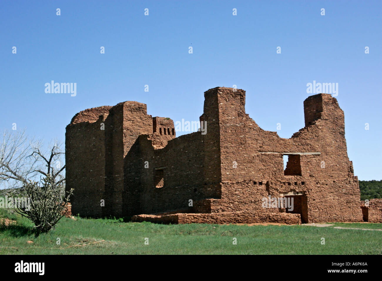 Quarai ruins, Salinas Pueblo Missions National Monumen, New Mexico, USA ...