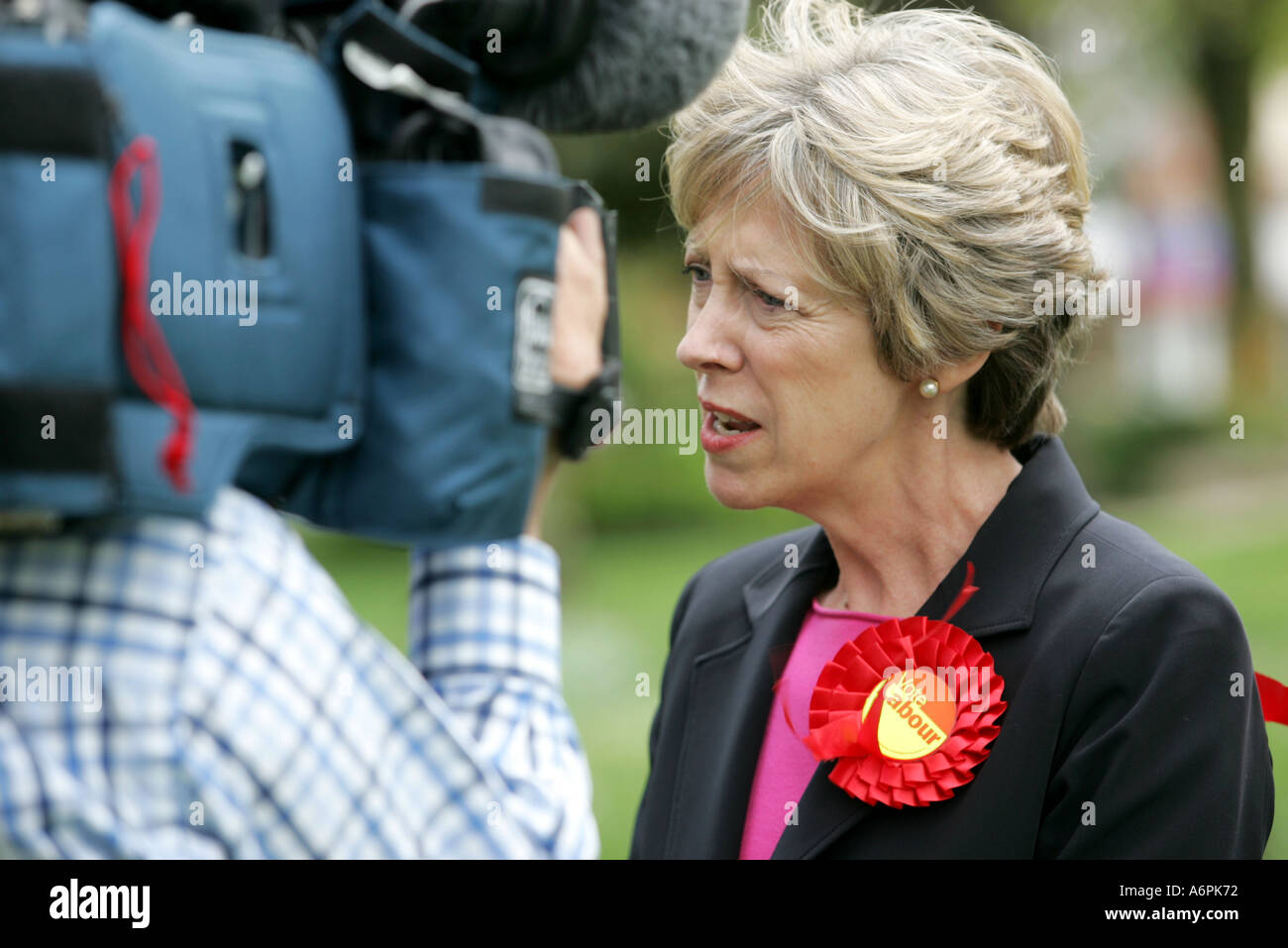 Patricia Hewitt campaigning during the general election England She ...