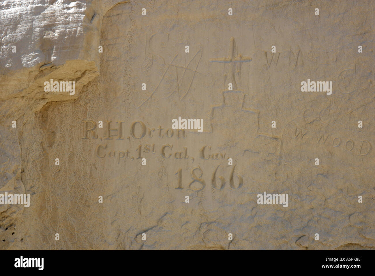 El Morro Inscriptions, El Morro National Monument, New Mexico, USA ...