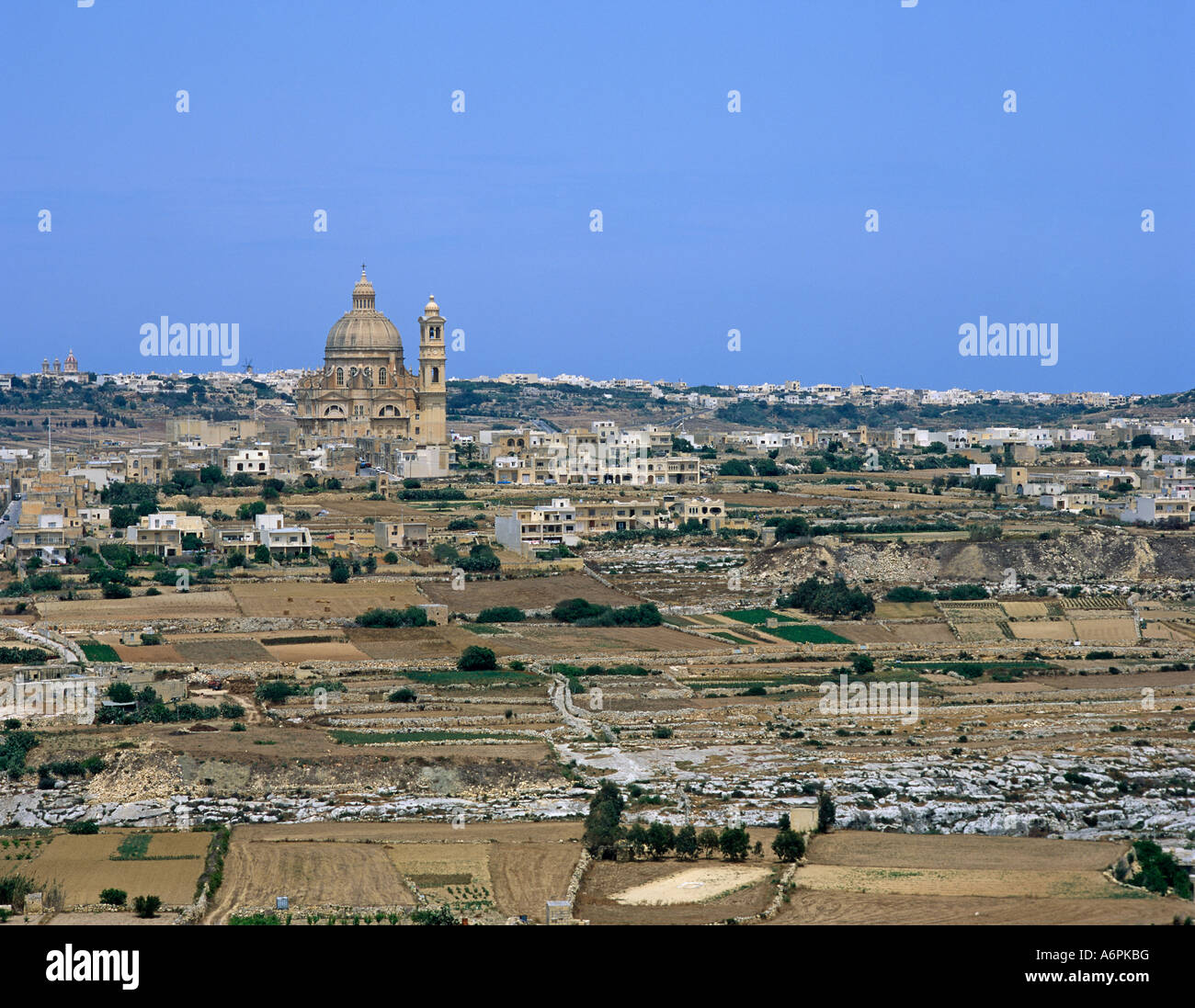 Gozo Landscape Mediteranean Europe Stock Photo - Alamy