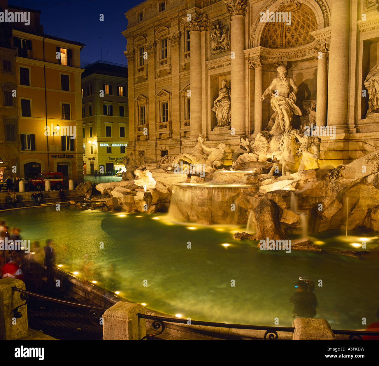 The Trevi Fountain Rome Italy Europe Stock Photo - Alamy