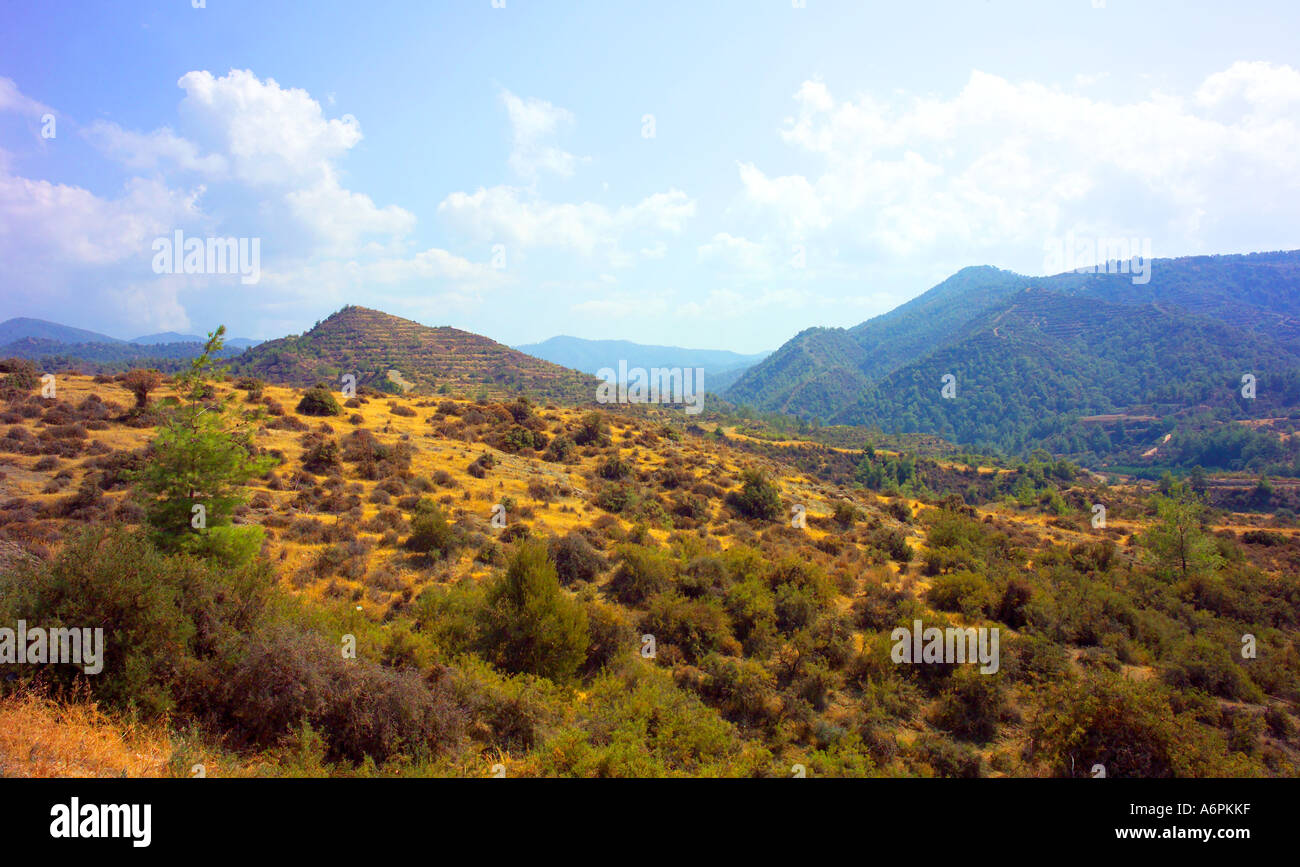 LANDSCAPE OF THE COUNTRYSIDE IN CYPRUS Stock Photo - Alamy
