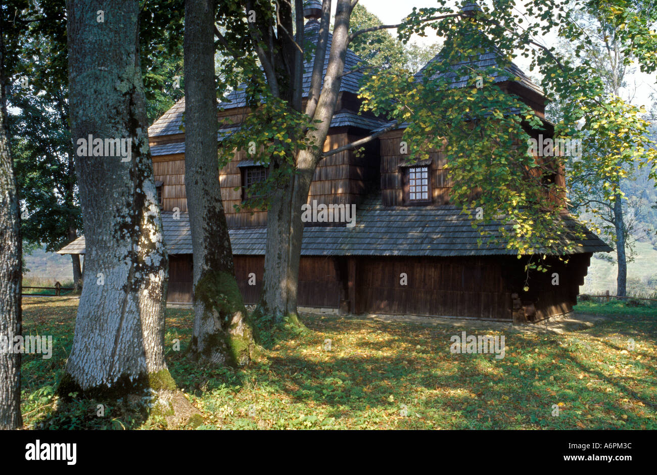 Smolnik Bieszczady Mountains Orthodox church Eeastern Poland Europe ...