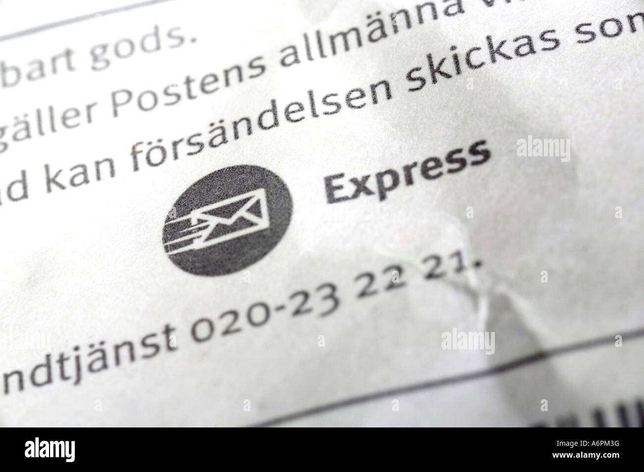 Express mail symbol Stock Photo - Alamy