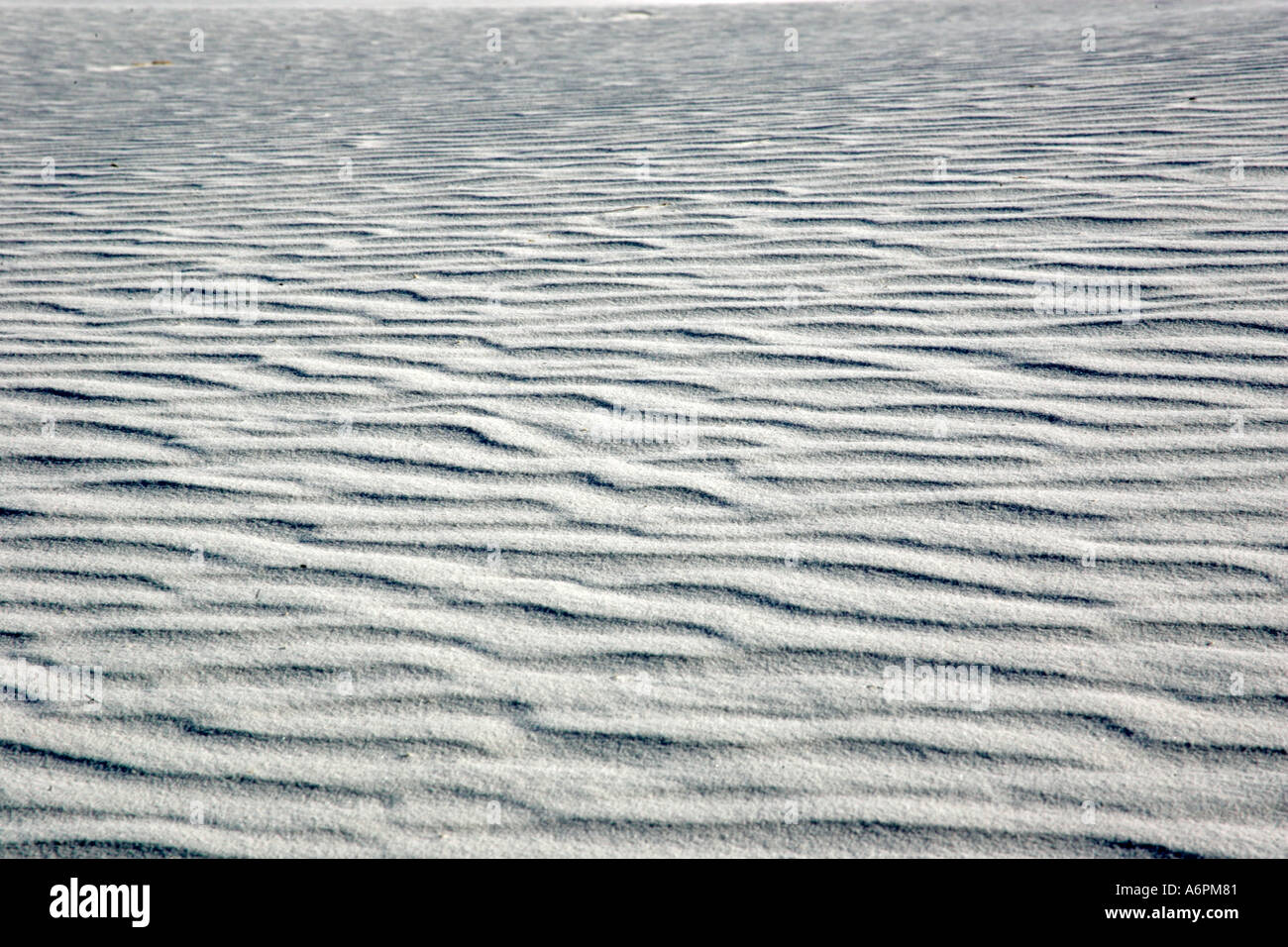 Ripple Wave Pattern, White Sands National Monument, New Mexico USA ...