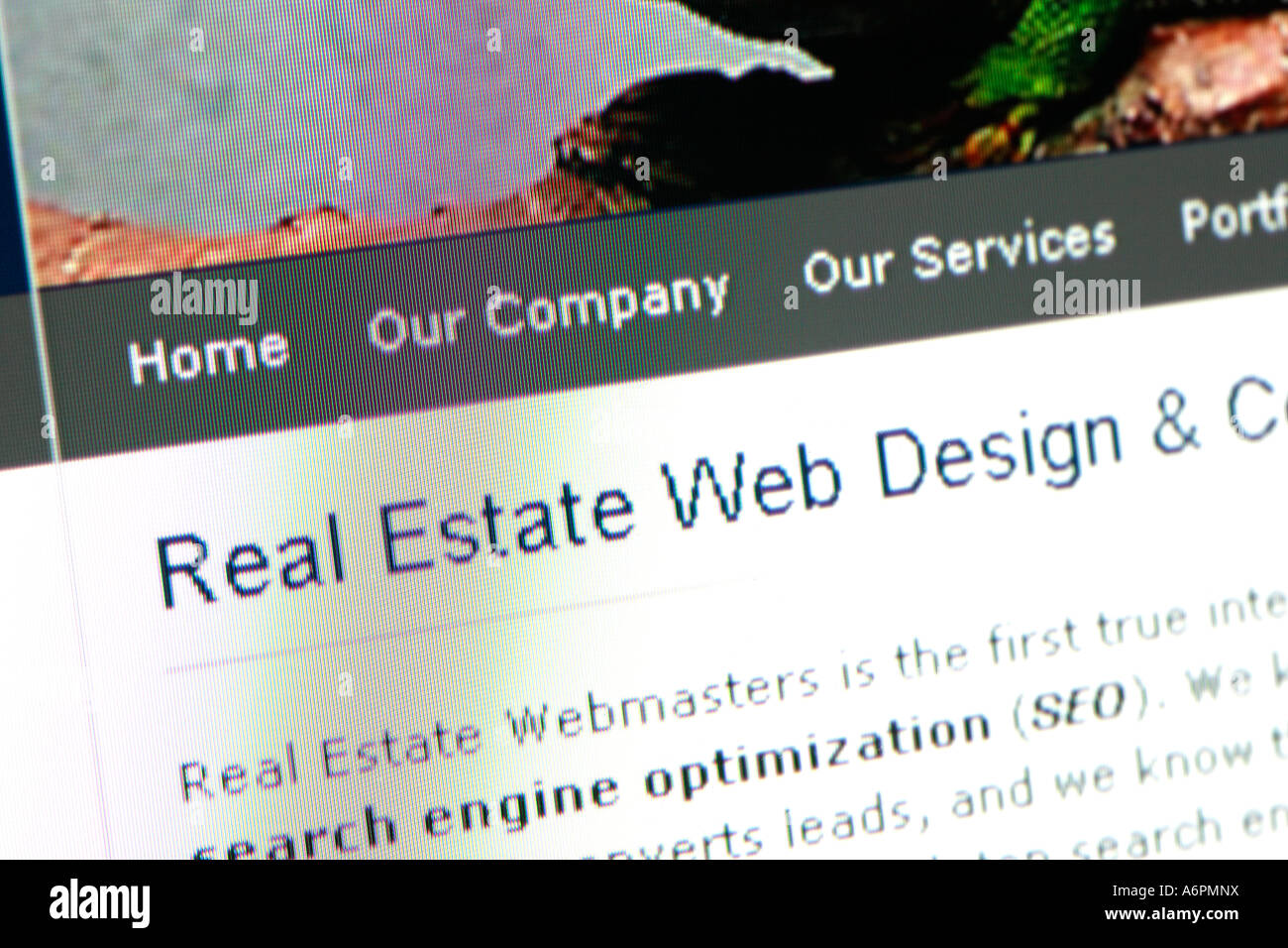 Real estate web page hi-res stock photography and images - Alamy