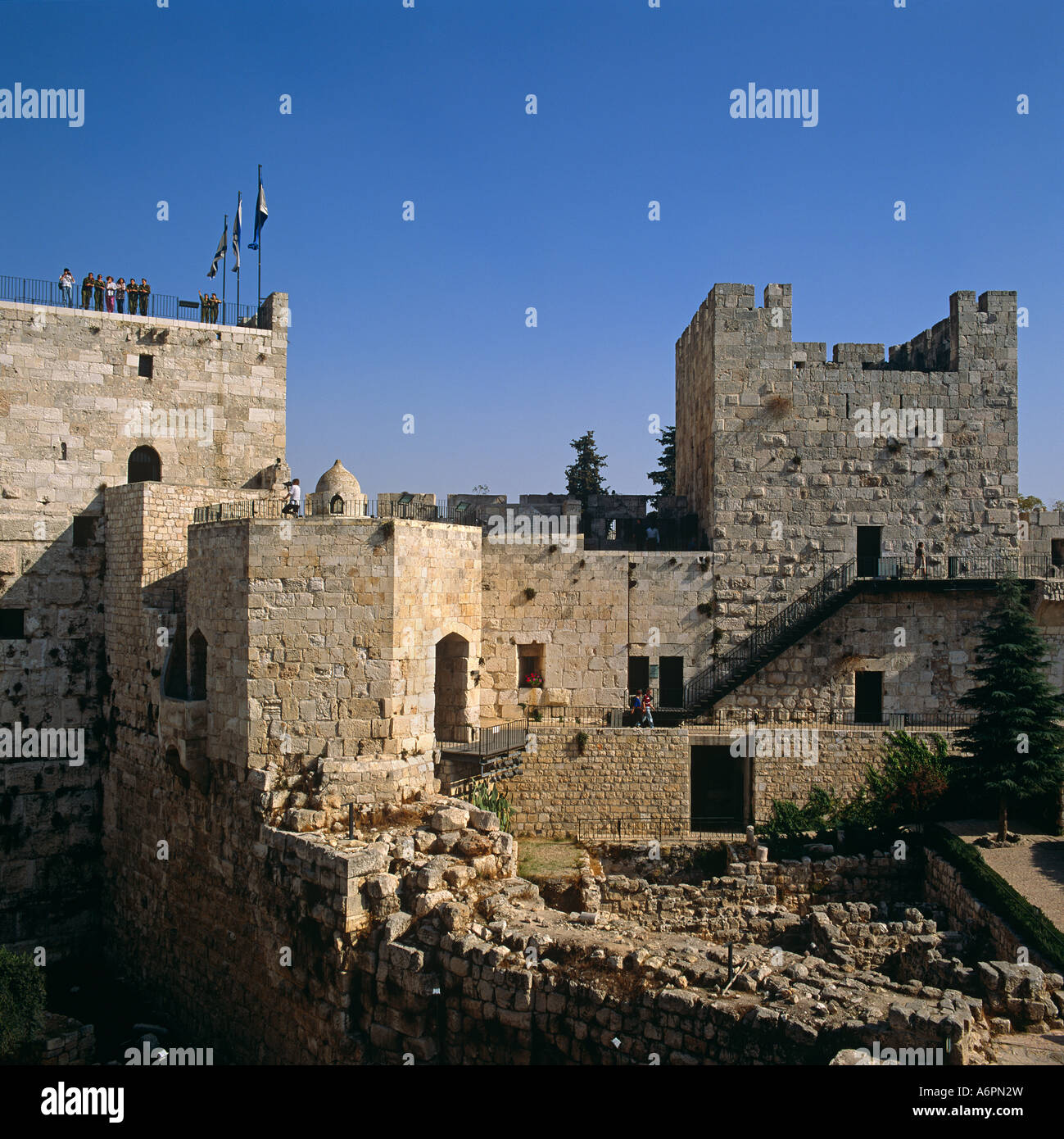The Tower Of David Jerusalem Israel Middle East Stock Photo - Alamy