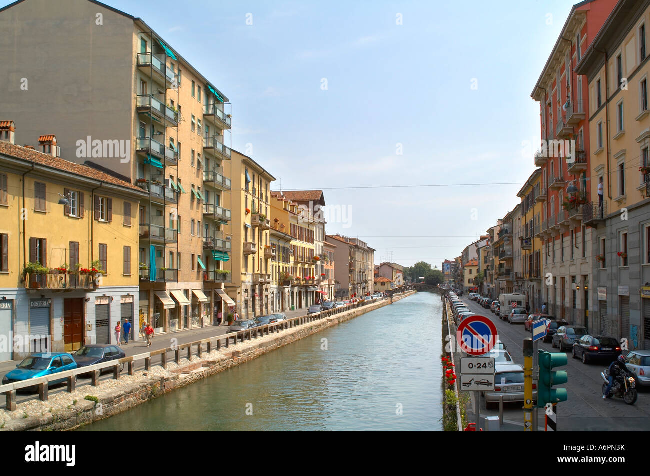 Milan, Naviglio, Canale Grande Stock Photo - Alamy