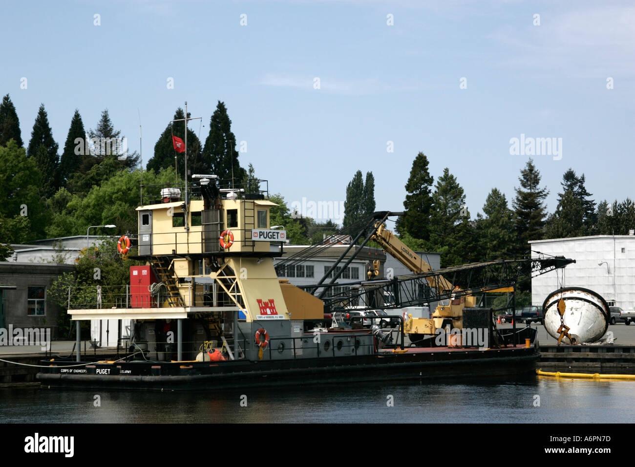 Captain Puget, U.S. Government Hiram Chittendon Locks, Seattle ...