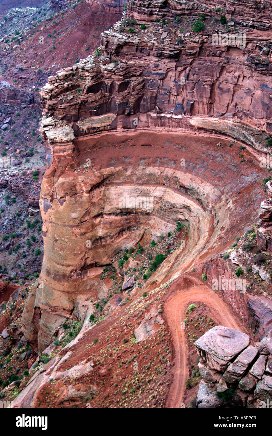 Shafer Trail, Canyonlands National Park (Islands in the Sky), Utah, USA ...