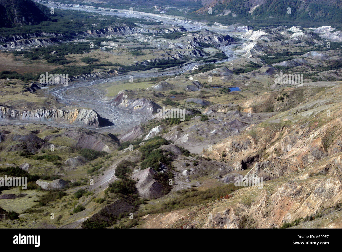 Toutle River , Mt St Helens National Volcanic Monument, Washington USA ...