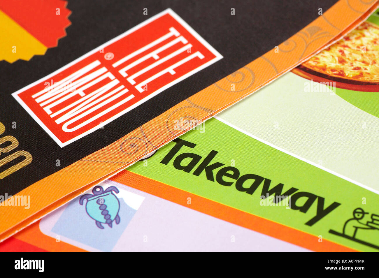 Take away menu menus hi-res stock photography and images - Alamy