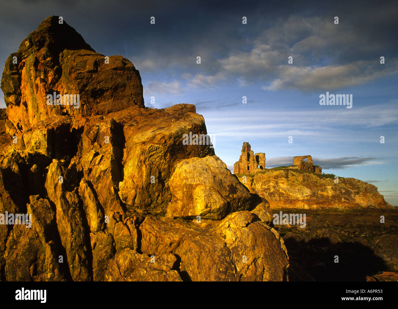 Newark Castle, St Monans, Fife Stock Photo - Alamy