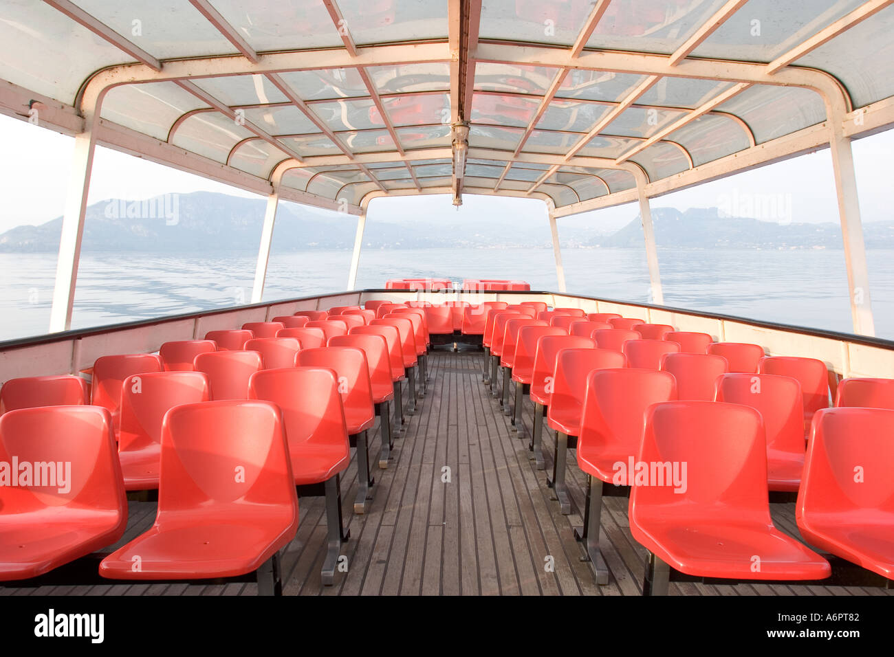 Plastic seats ferry boat hi-res stock photography and images - Alamy