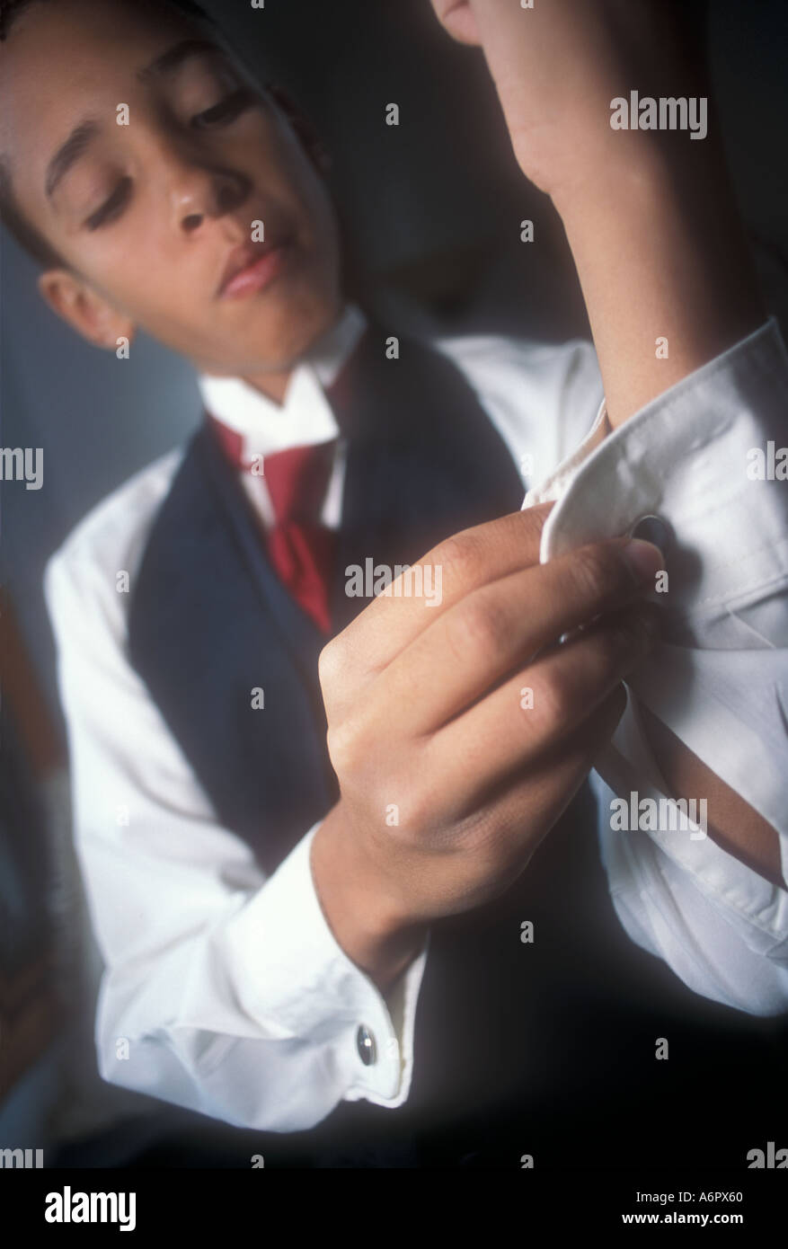 Boy Dressing for special occasion Stock Photo - Alamy
