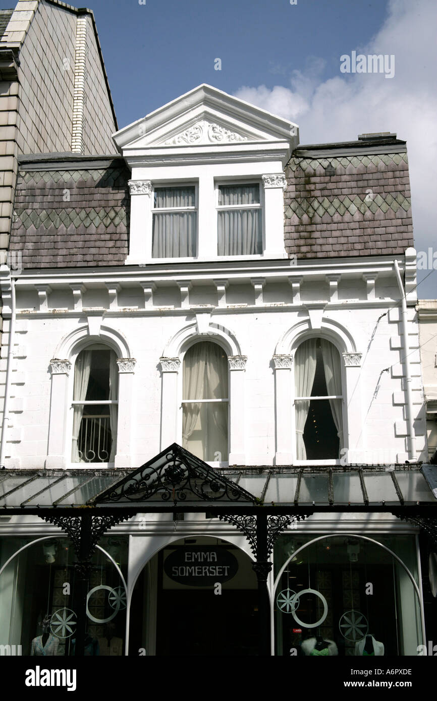 Detail above Shop James Street Harrogate Yorkshire Stock Photo - Alamy