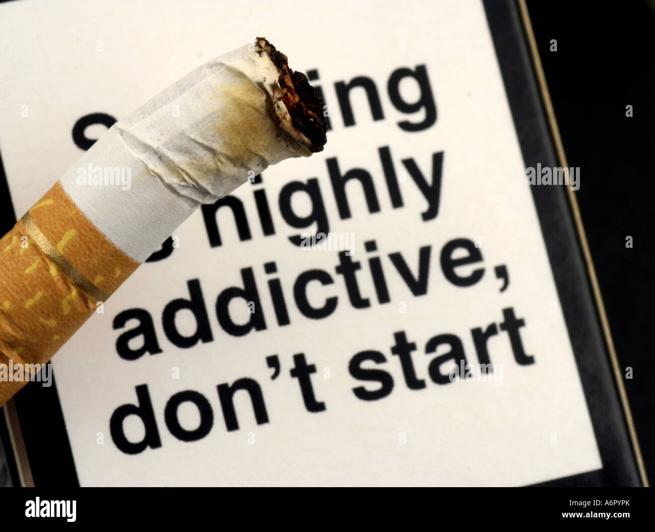 Cigarette and packet Stock Photo - Alamy