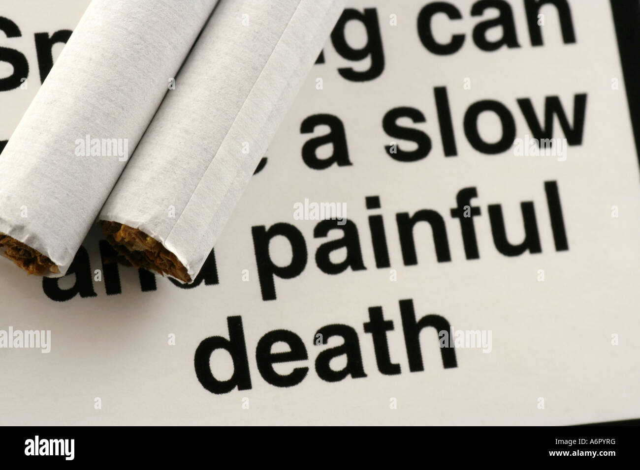 Tobacco warning label hi-res stock photography and images - Alamy