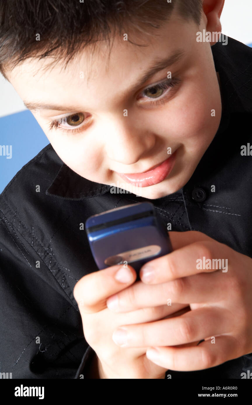texting, txt, text, child, Young, boy, eagerly, texting, on, mobile ...